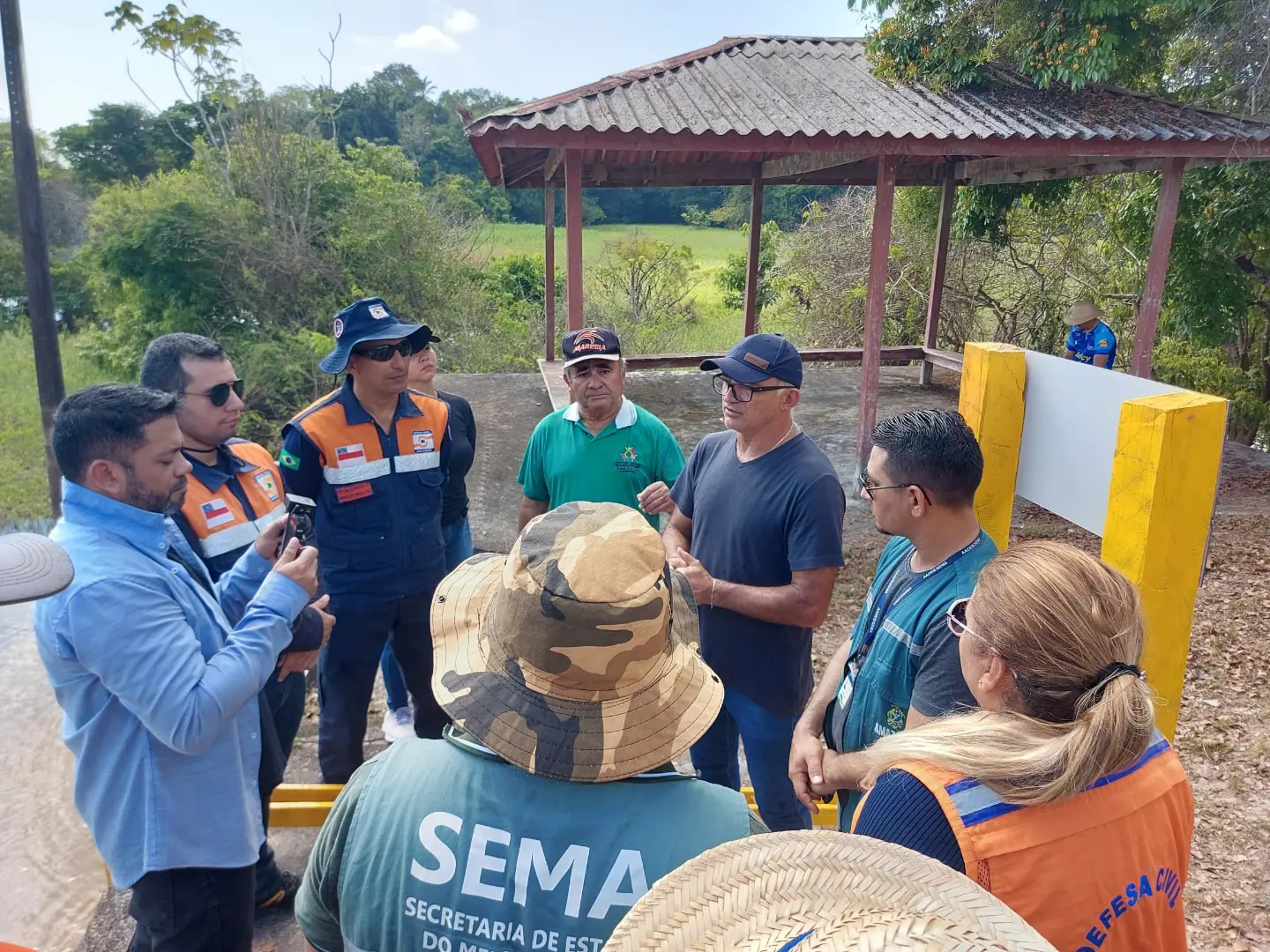 Prefeito Jair Souto Inaugura Estação de Coleta de Dados Fluviométrica ...