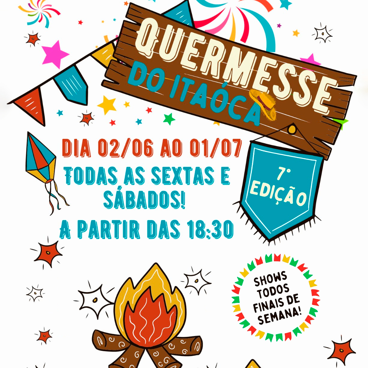 Vem aí: 7ª edição da Quermesse do Itaóca promete agitar o mês de junho ...