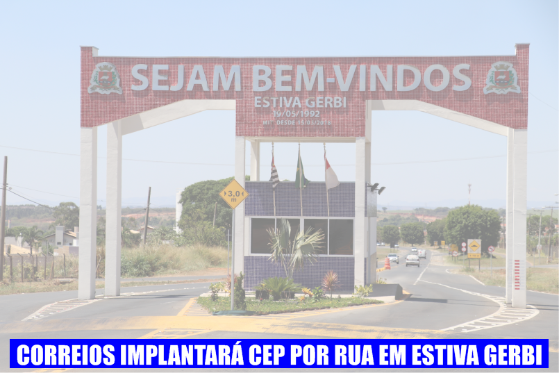 CORREIOS IMPLANTARÁ CEP POR RUA EM ESTIVA GERBI - Prefeitura de Estiva ...