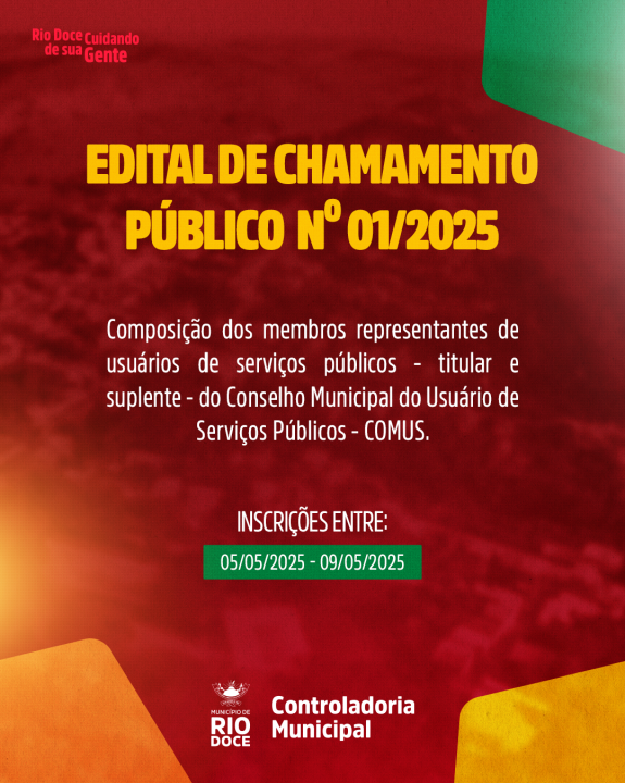 Editais - Prefeitura de Rio Doce