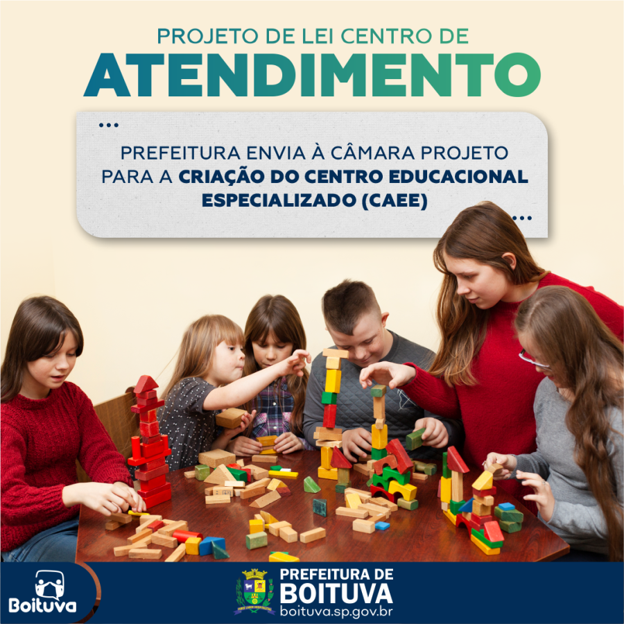 PREFEITURA ENVIA À CÂMARA PROJETO PARA A CRIAÇÃO DO CENTRO EDUCACIONAL ...