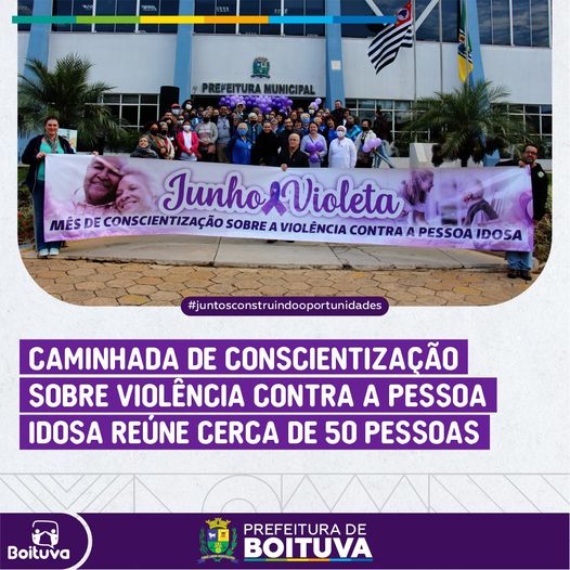 JUNHO VIOLETA | CAMINHADA DE CONSCIENTIZAÇÃO SOBRE VIOLÊNCIA CONTRA A ...