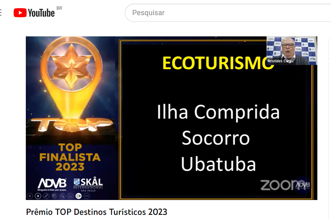 Ilha Comprida é Top Finalista do prêmio Top Destinos Turísticos 2023 - Prefeitura de Ilha Comprida