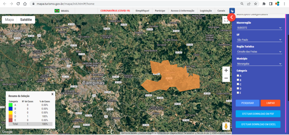 Morungaba integra pela primeira vez o Mapa do Turismo Brasileiro ...
