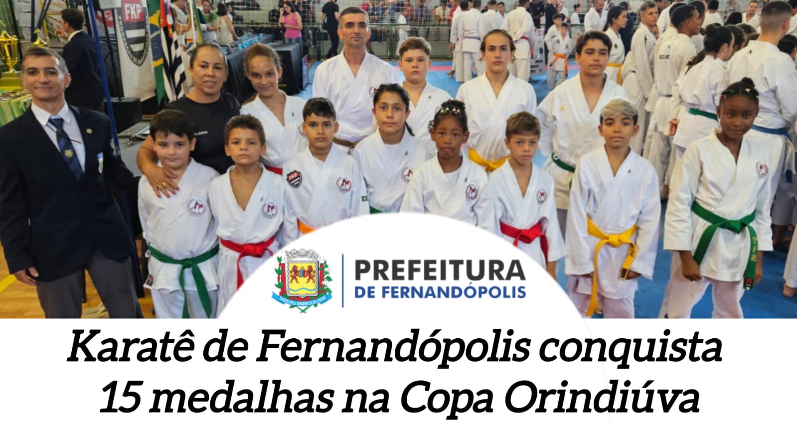 Karatê De Fernandópolis Conquista 15 Medalhas Na Copa Orindiúva