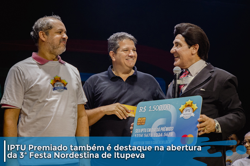 IPTU Premiado contempla mais 80 contribuintes da cidade - Prefeitura de ...